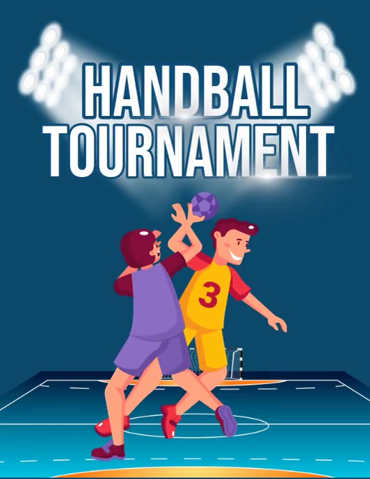 Copy of Handball Tournament | PosterMyWall