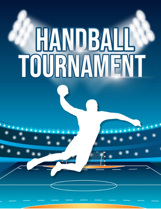 Handball Tournament Template | PosterMyWall
