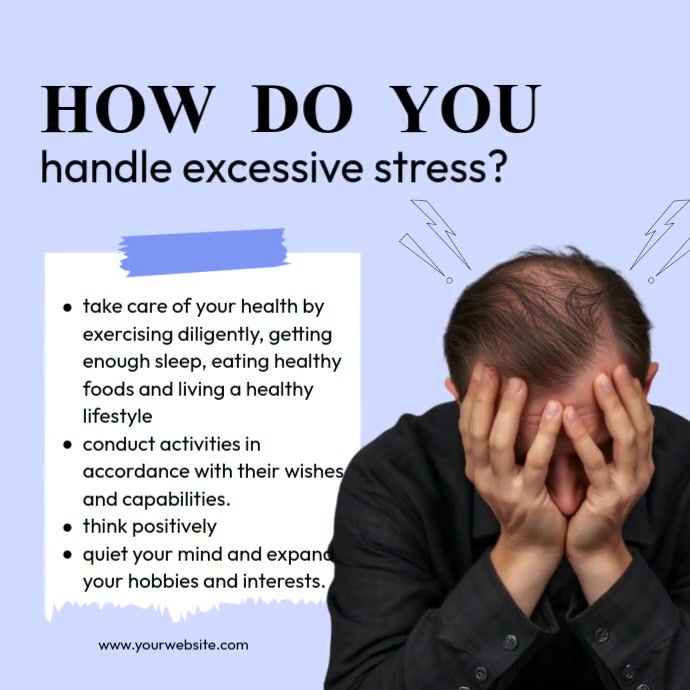 Handle Your Stress Template | PosterMyWall