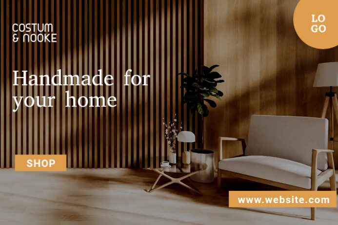 Handmade Home Banner Template | PosterMyWall