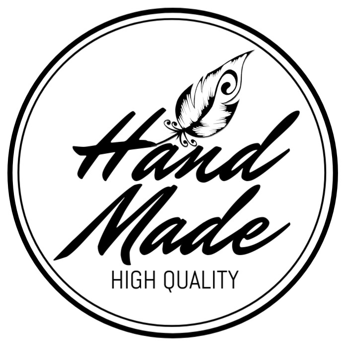 Handmade Sticker white Square Template | PosterMyWall