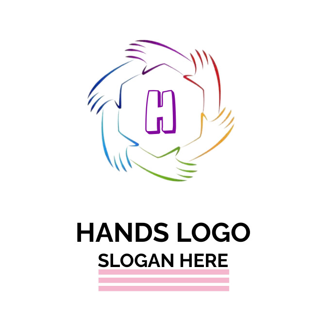 Modèle HANDS LOGO | PosterMyWall