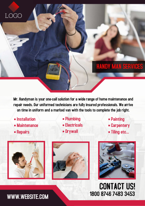 Copy of Handy Man | PosterMyWall