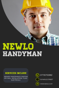 Handyman Service poster Template | PosterMyWall