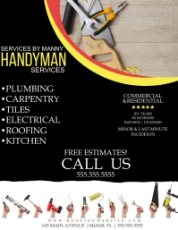 Handyman Services Template | PosterMyWall