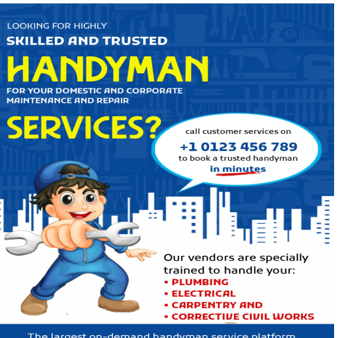 HANDYMAN SERVICE Template | PosterMyWall