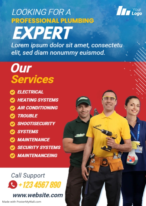 Handyman Services Template | PosterMyWall