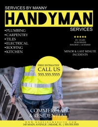 Handyman Services Template | PosterMyWall