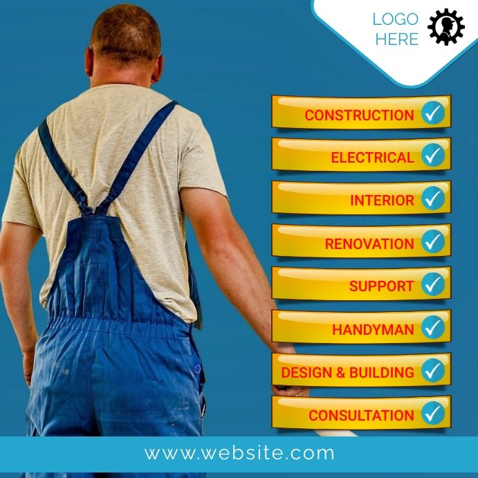 handyman template | PosterMyWall