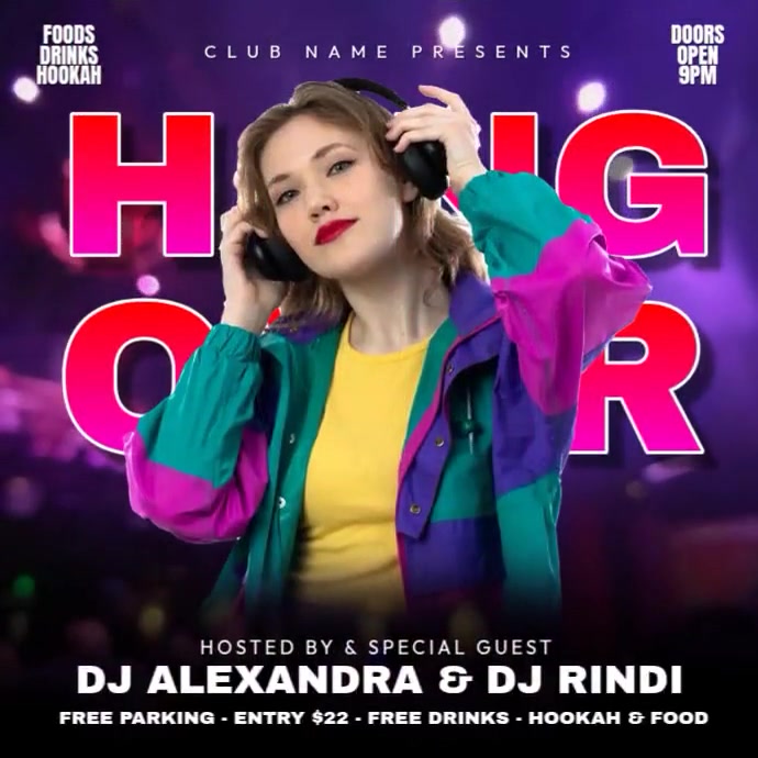 Hangover Club Party Template | PosterMyWall