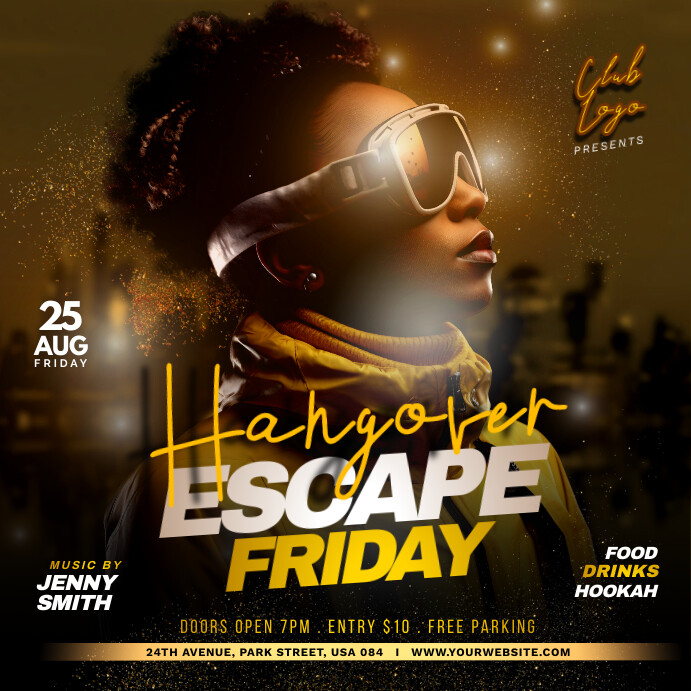 hangover friday party Template | PosterMyWall