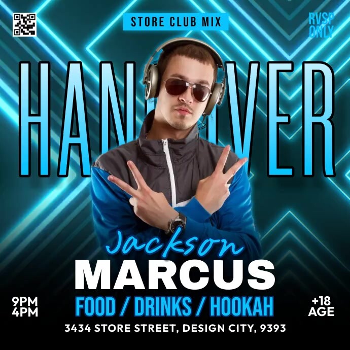 Hangover Night Club Template | PosterMyWall