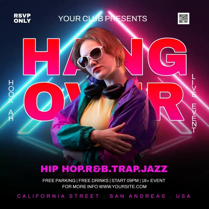 Hangover Night Club Video Template | PosterMyWall