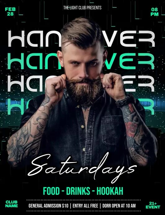 Hangover Night Party Template | PosterMyWall