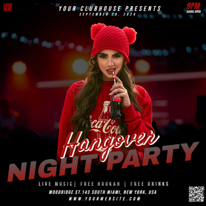 Hangover Night Party Template | PosterMyWall