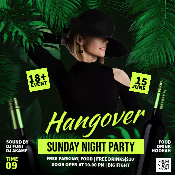 Hangover Night Party Template | PosterMyWall