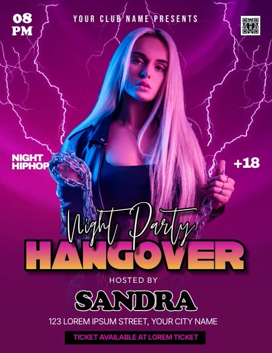 Hangover Night Party Template | PosterMyWall