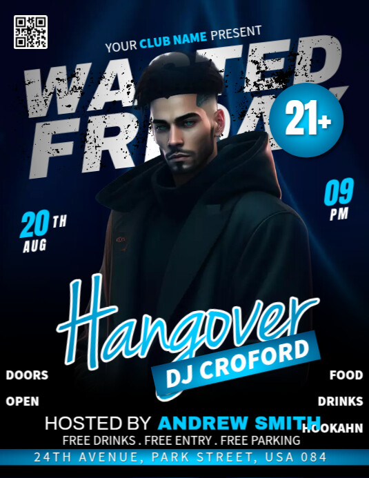 Hangover Party Ads Template | PosterMyWall