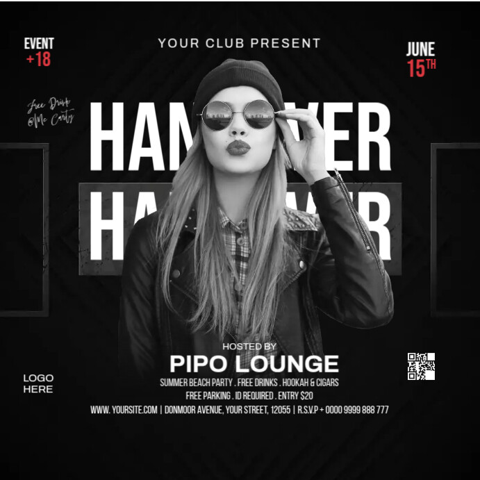 Hangover Party Ads Template | PosterMyWall