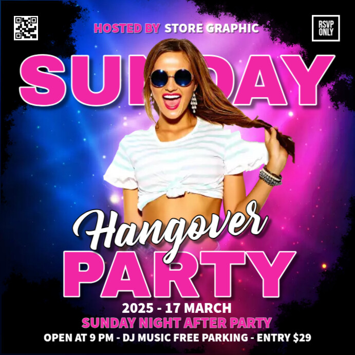 Copy of Hangover Party | PosterMyWall