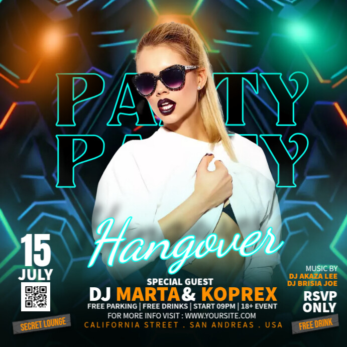 Hangover Party Template | PosterMyWall