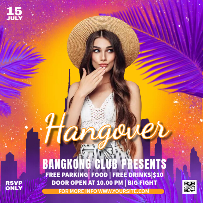 Hangover Party Template | PosterMyWall