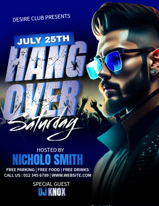 Copy of Hangover Party | PosterMyWall