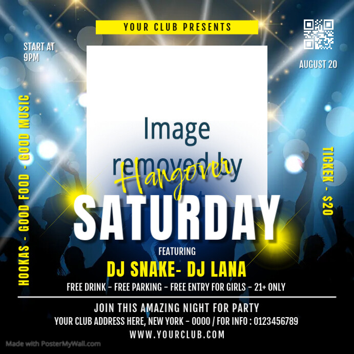 Copy of Hangover Saturday (1) | PosterMyWall