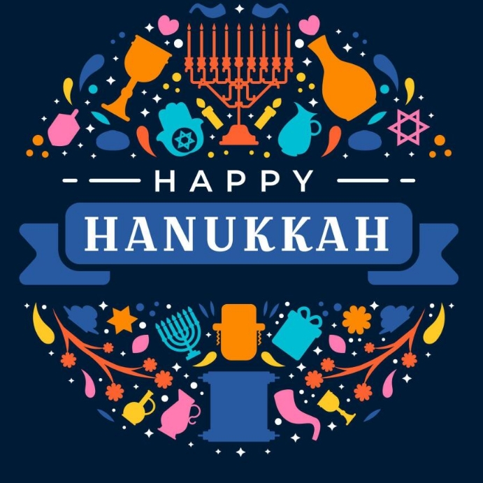 Hannukah poster design template | PosterMyWall