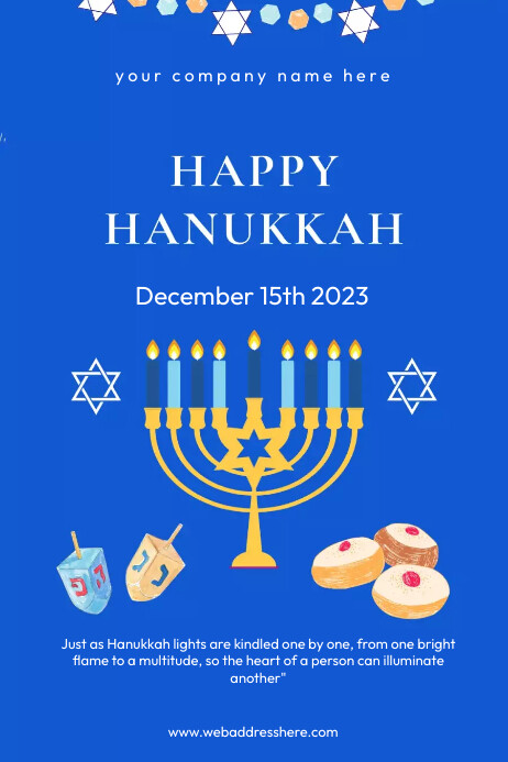 hanukkah Template | PosterMyWall
