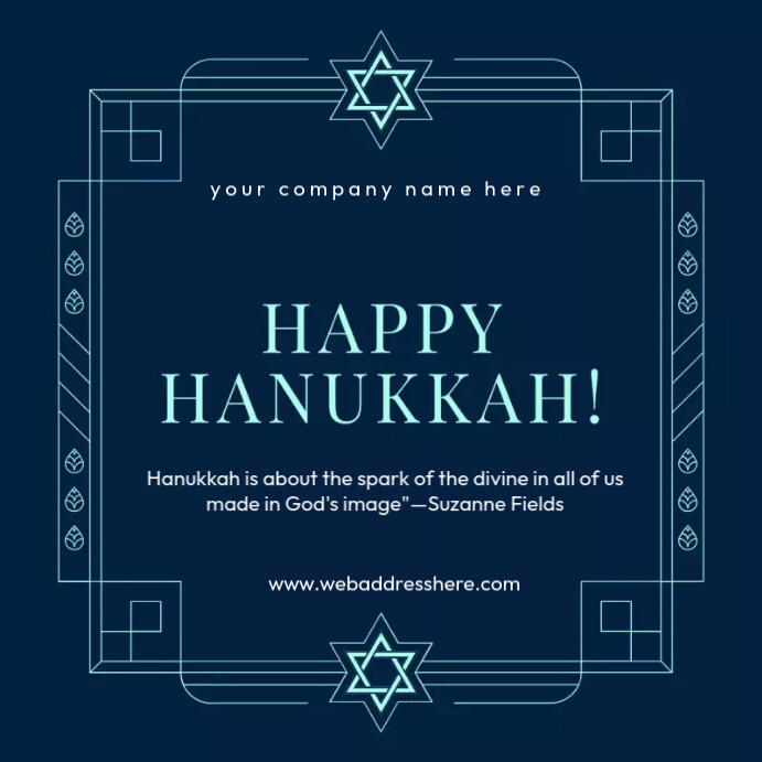 hanukkah Template | PosterMyWall