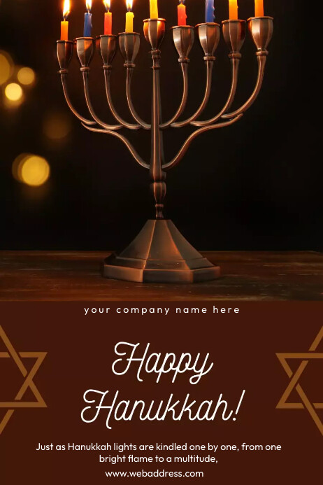 hanukkah Template | PosterMyWall