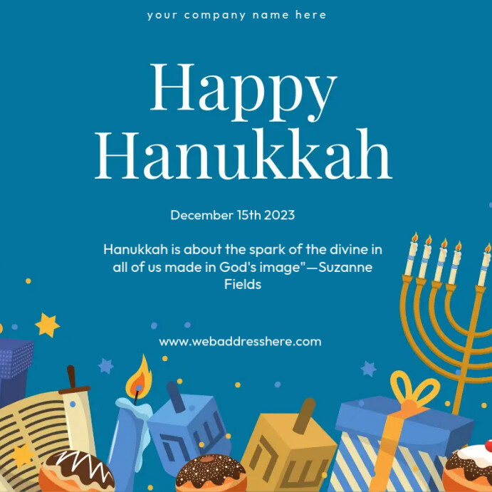 hanukkah Template | PosterMyWall