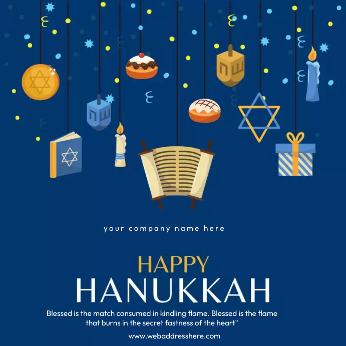 hanukkah Template | PosterMyWall
