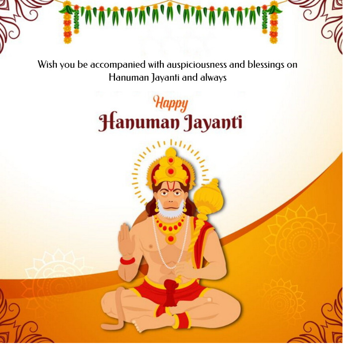 hanuman jayanti Template | PosterMyWall