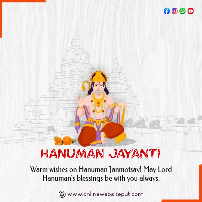 Hanuman Jayanti Template | PosterMyWall