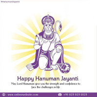 hanuman jayanti Template | PosterMyWall