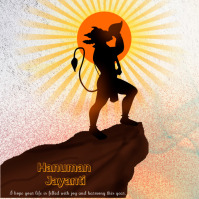 hanuman jayanti Template | PosterMyWall