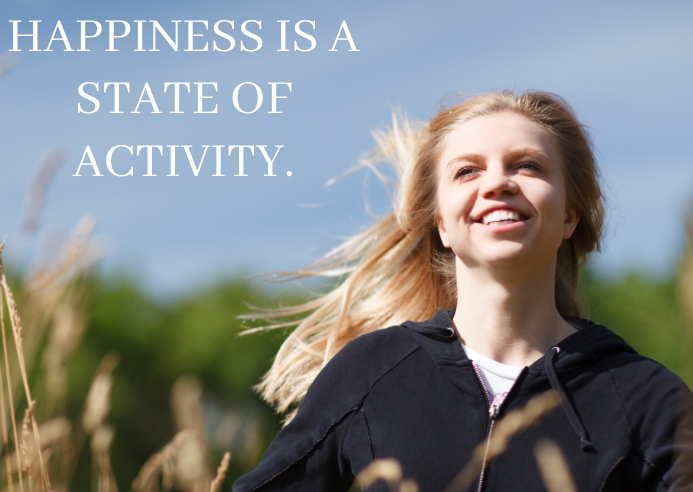 HAPPINESS AND ACTIVITY QUOTE TEMPLATE | PosterMyWall