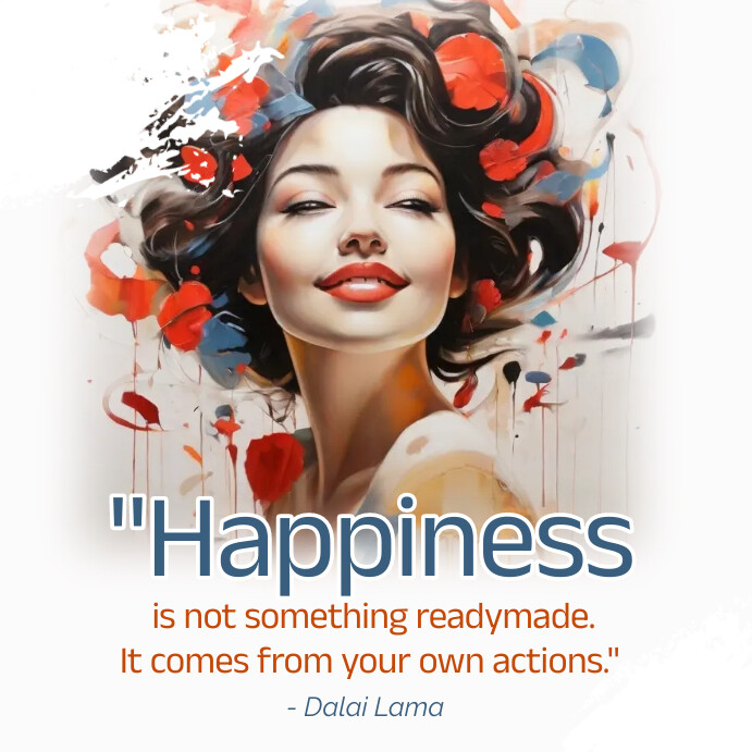Happiness Templat | PosterMyWall