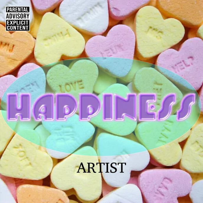 Happiness Logo Cover Art Template | PosterMyWall