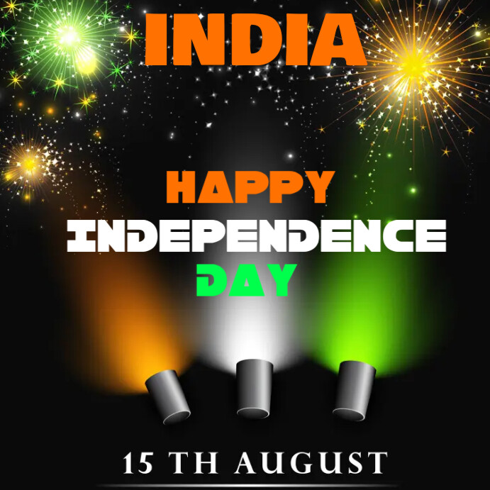 Copy of happy 15 august | PosterMyWall