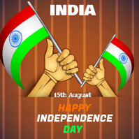 happy 15 august Template | PosterMyWall