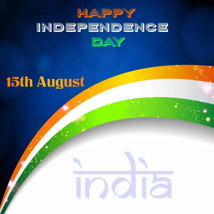 Copy of happy 15 august | PosterMyWall