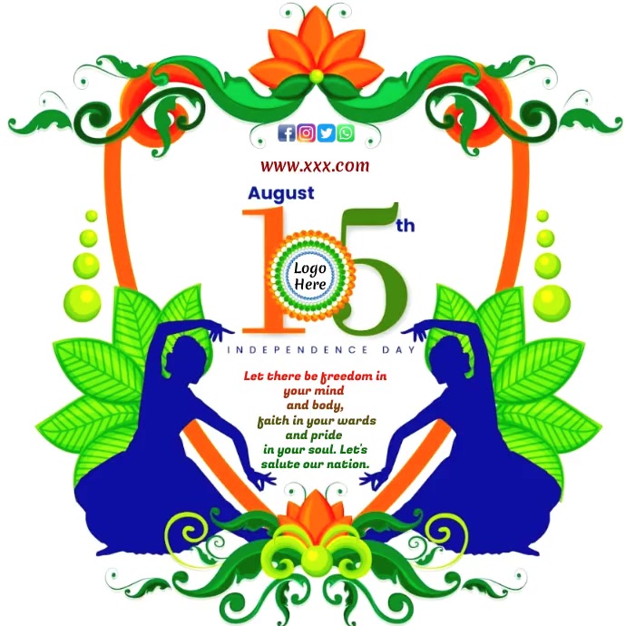 Copy of Happy 15 august independence day Template | PosterMyWall
