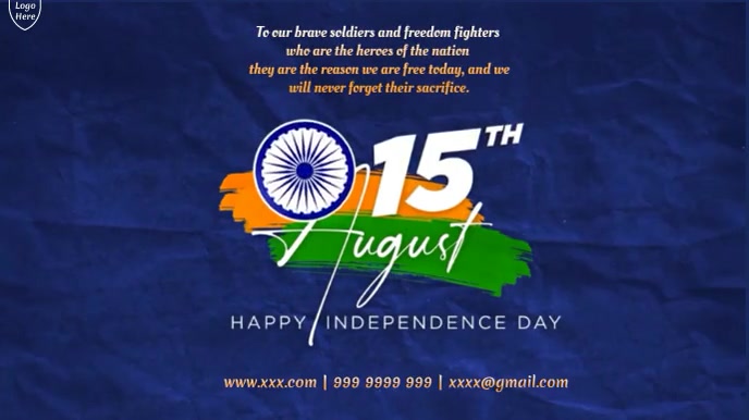 Copy of Happy 15 august independence day Template | PosterMyWall