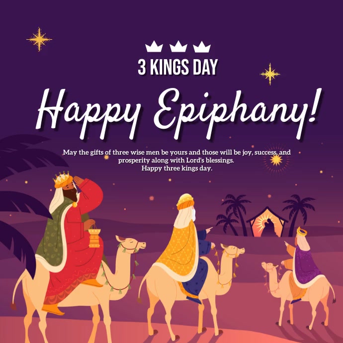 Happy 3 kings Template | PosterMyWall
