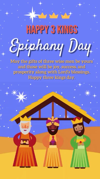 Happy 3 kings Template | PosterMyWall
