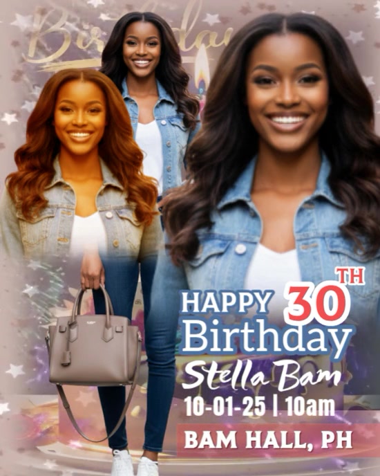 Happy 30th birthday Template | PosterMyWall