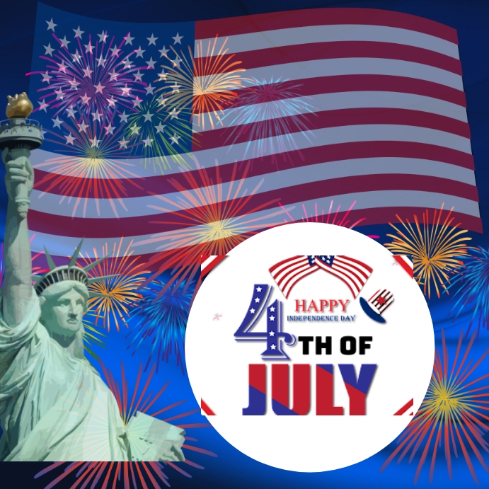 Happy 4 of july Template | PosterMyWall